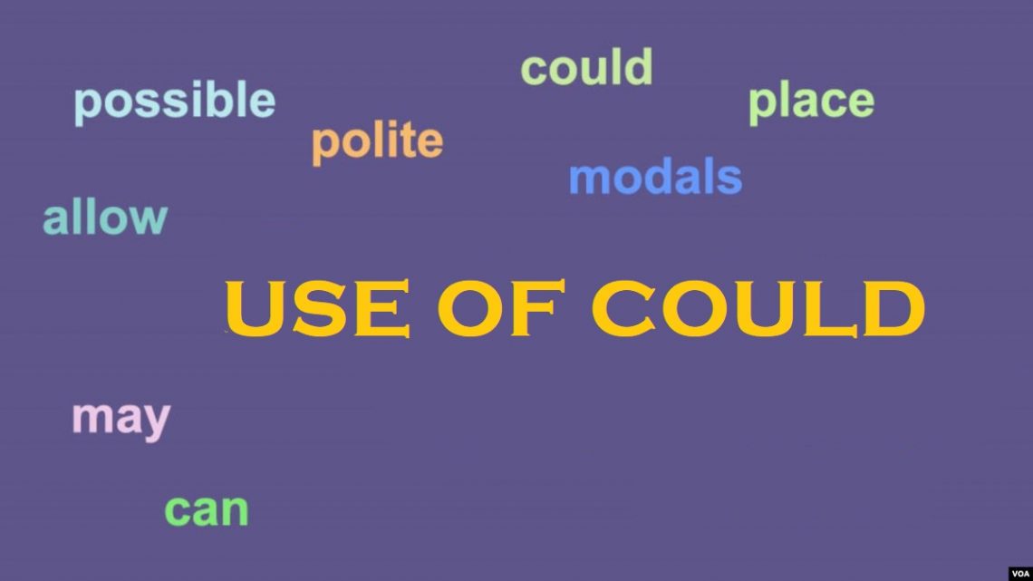 Use of Could ( Past form of Can ) English Grammar 2024