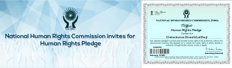 How to Take Pledge for National Human Rights Commission 2022
