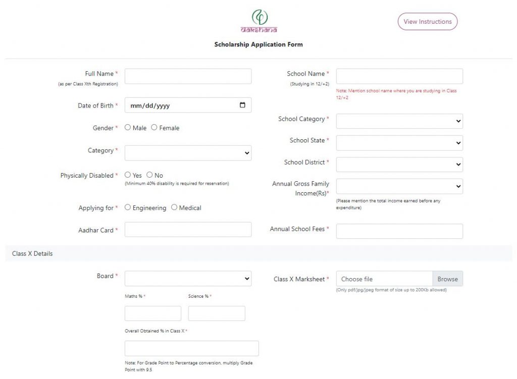 How to Apply for Dakshana Selection Test - JDST 2022-23