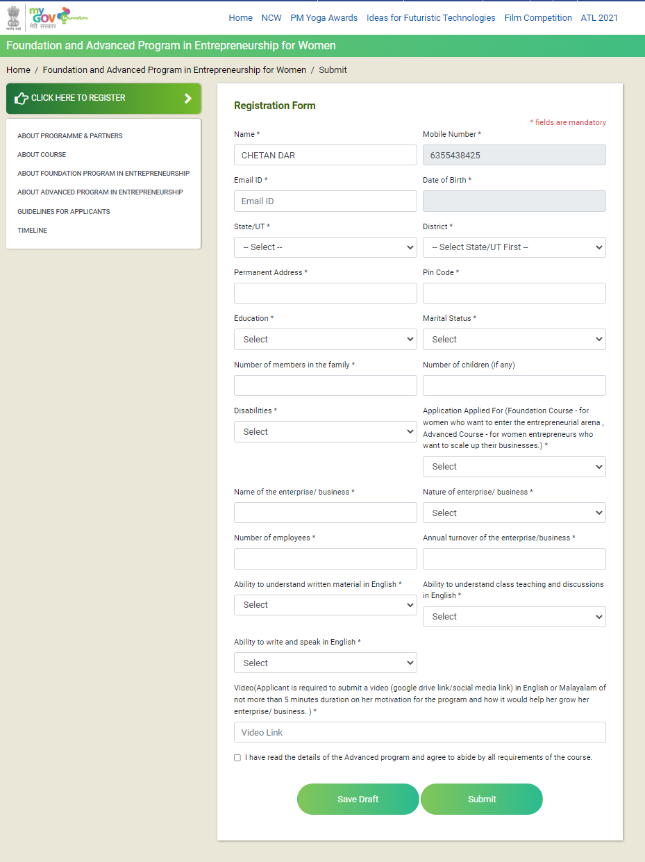 How to Participate in Foundation and Advanced Program in ...