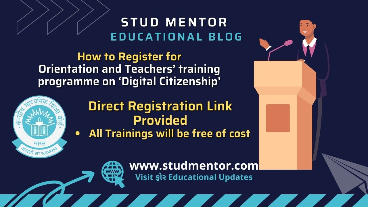 CBSE Circular - Orientation and Teachers’ training programme on ...