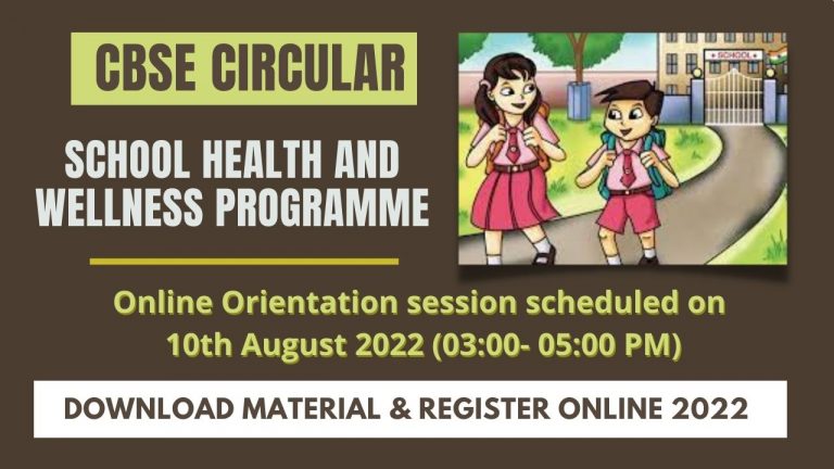 CBSE Circular - Regarding implementation of the School Health and ...