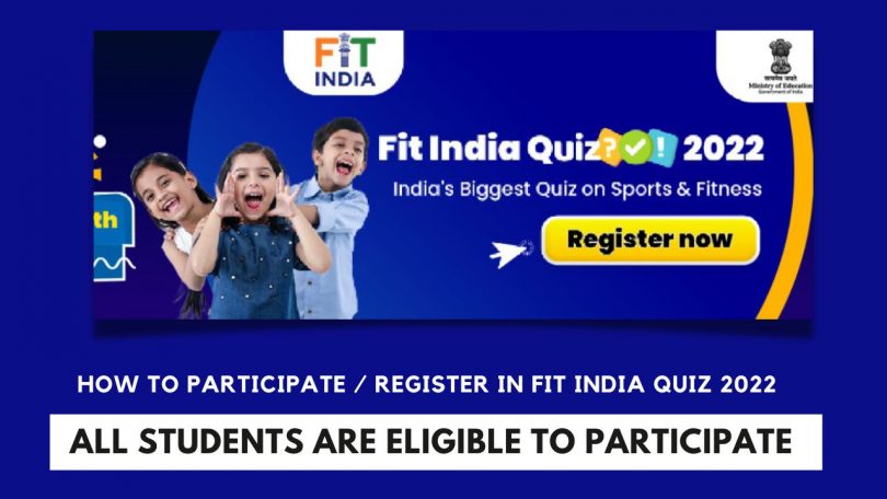 How to Participate / Register in Fit India Quiz 2022