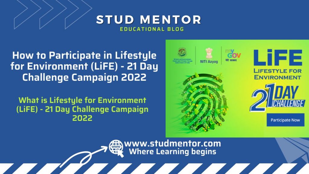 How to Participate in Lifestyle for Environment (LiFE) - 21 Day ...