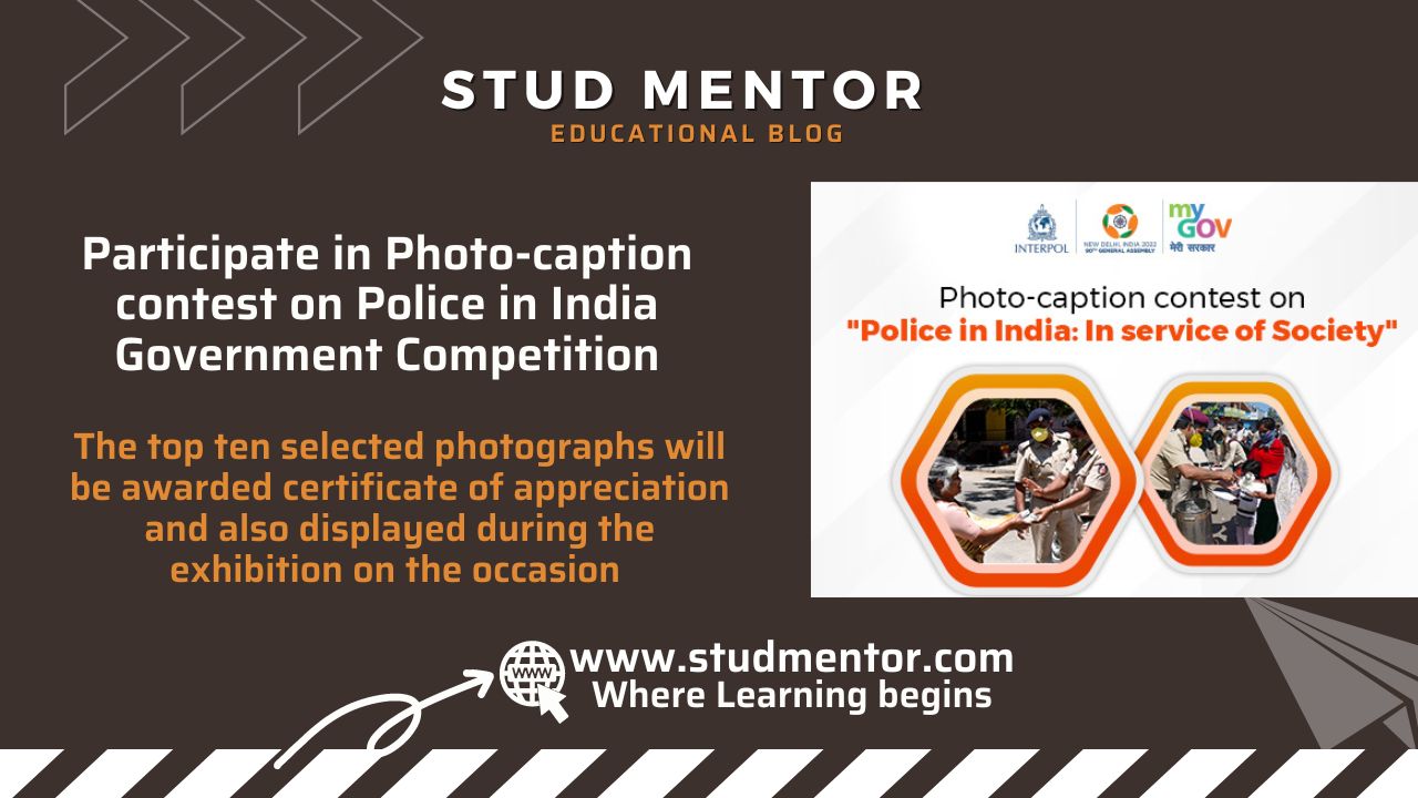 Participate in Photo-caption contest on Police in India Government ...