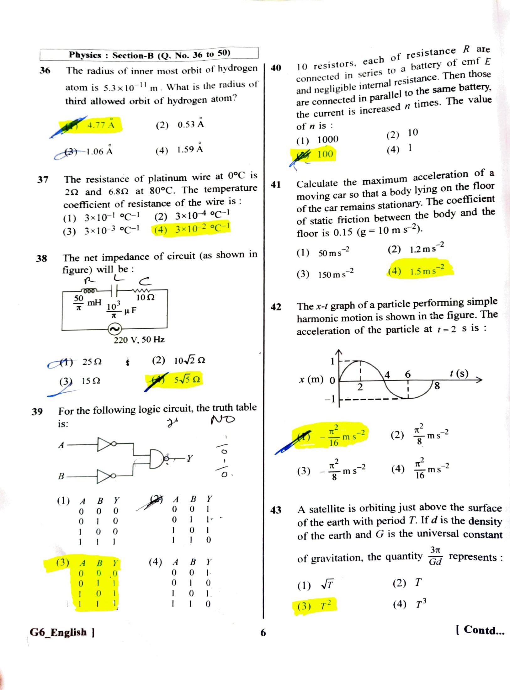 NEET (UG) 2023 Question Paper with Solution in PDF (07 May 2023)