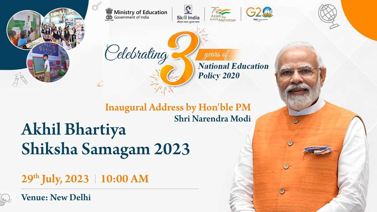 YouTube Live Link of Akhil Bhartiya Shiksha Samagam 2023 Celebration of ...