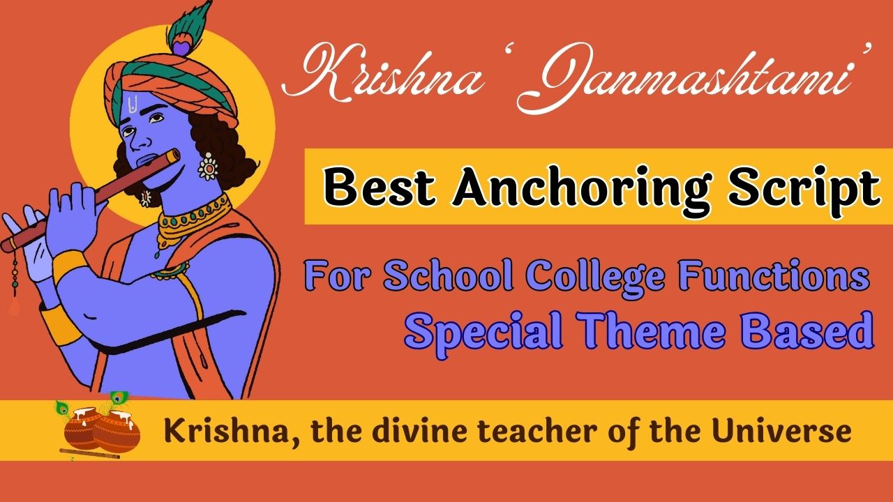 A Simple Best School Anchoring Script for 'Janmashtami' 2023