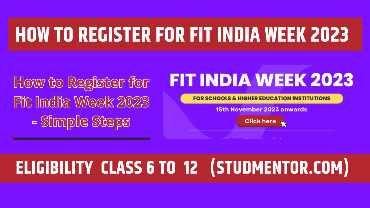 How to Register for Fit India Week 2023 - Simple Steps