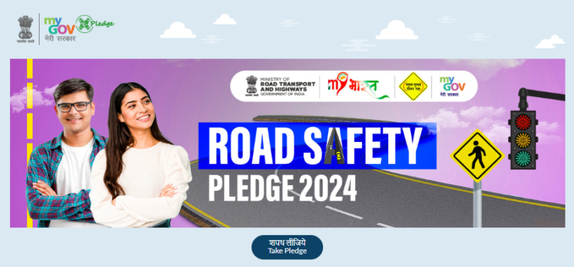 How to Participate in Road Safety Pledge 2024