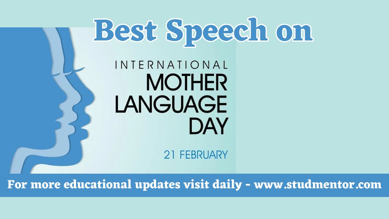Best Speech on International Mother Language Day - 21 February