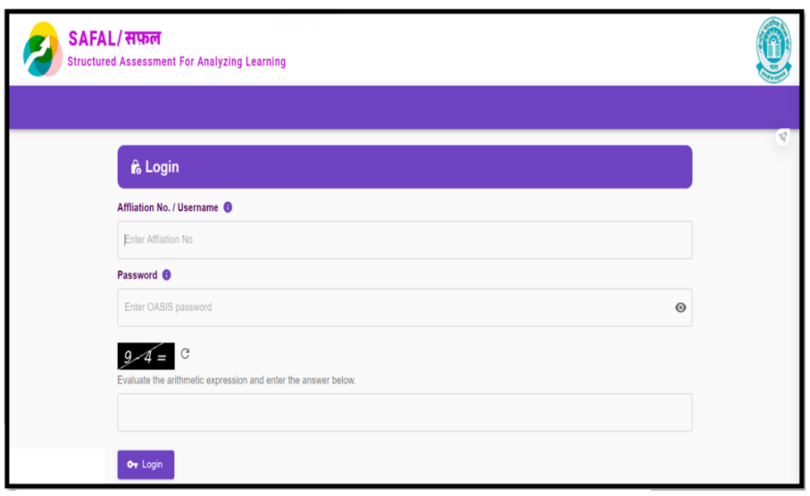 School Registration Process Link participating in CBSE SAFAL 2024