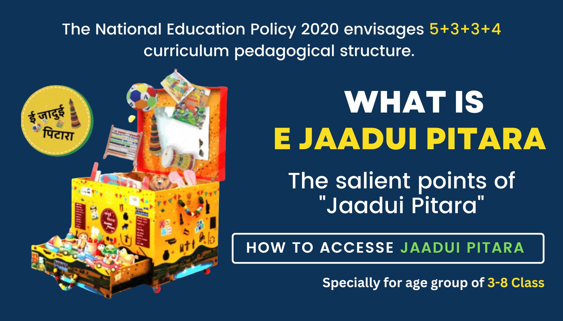 What is E Jaadui Pitara ? How to Access for Class 3 to 8