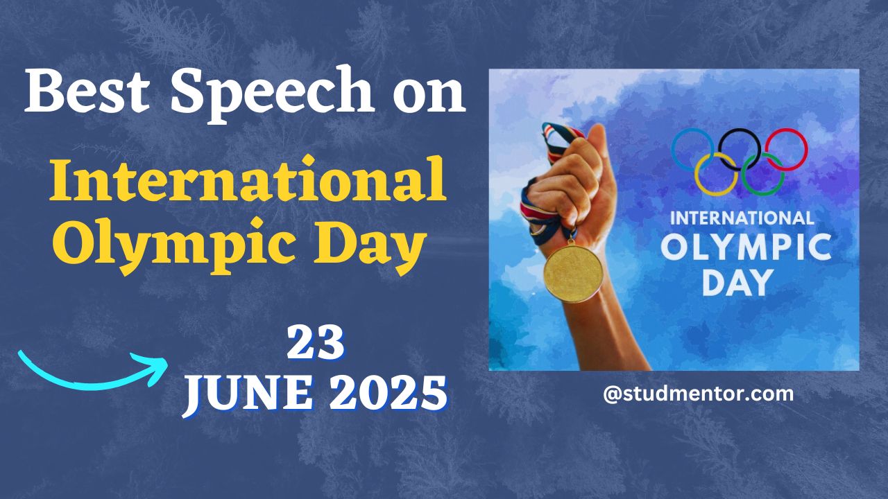 Speech on International Olympic Day - 23 June 2025