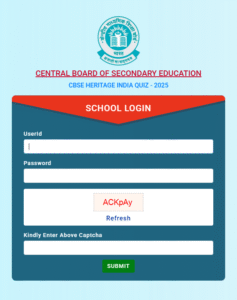 Registration Link of CBSE Heritage India Quiz - 2025