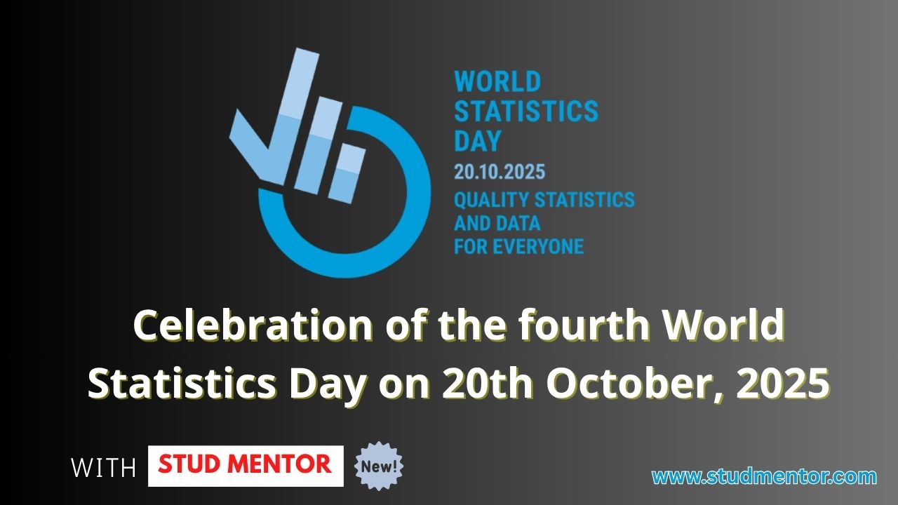 Celebration of the fourth World Statistics Day on 20th October, 2025