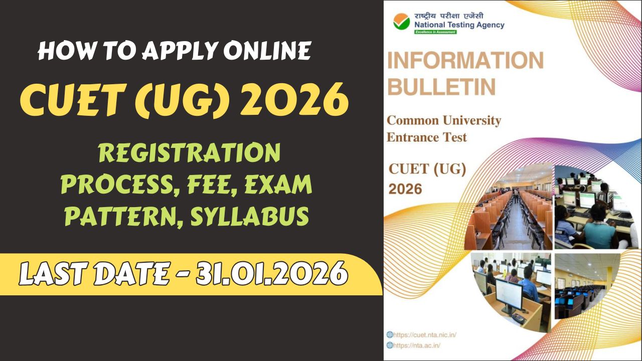 CUET UG 2026 - Registration Process, Fee, Exam Pattern, Syllabus