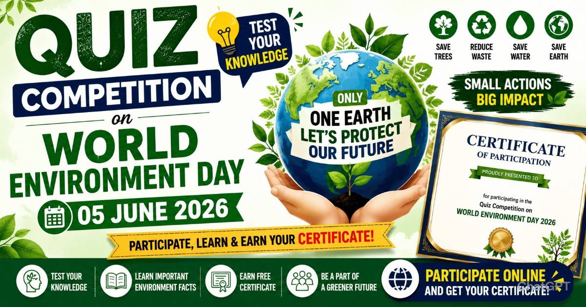 World Environment Day 2026 Quiz Competition with Certificate