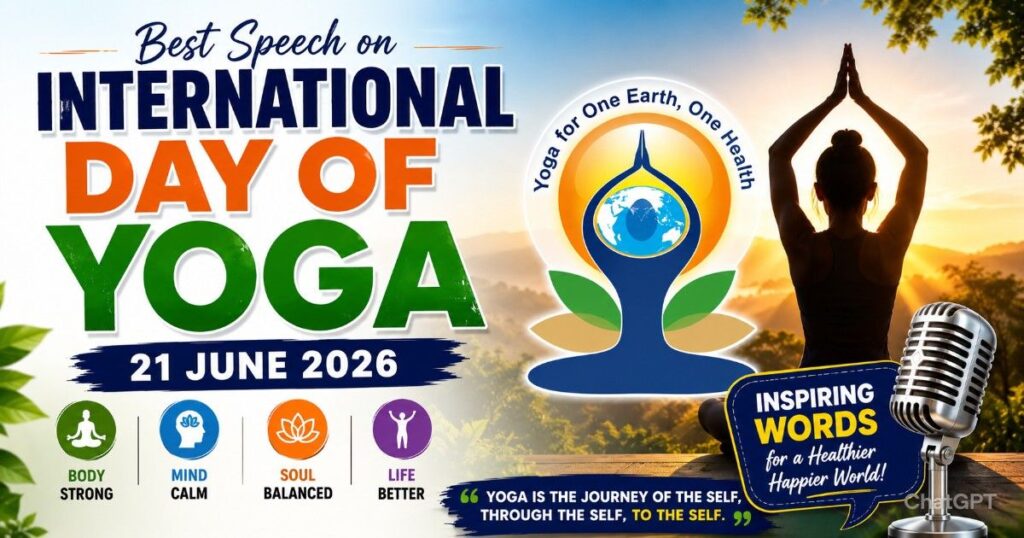 Best Speech on International Day of Yoga - 21 June 2026